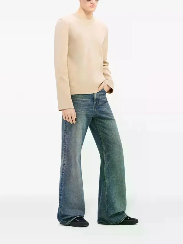 COURREGES Shoulder Snaps Sweater - Neutrals
