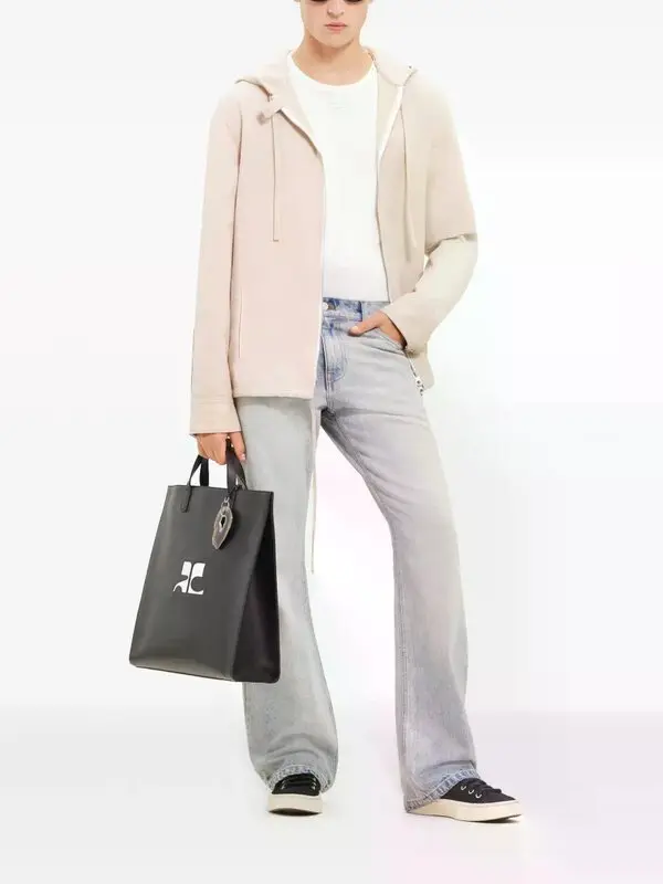 COURREGES Hooded Zip-up Jacket