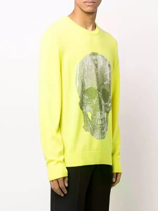 Philipp Plein Skull Logo Knitted Sweater