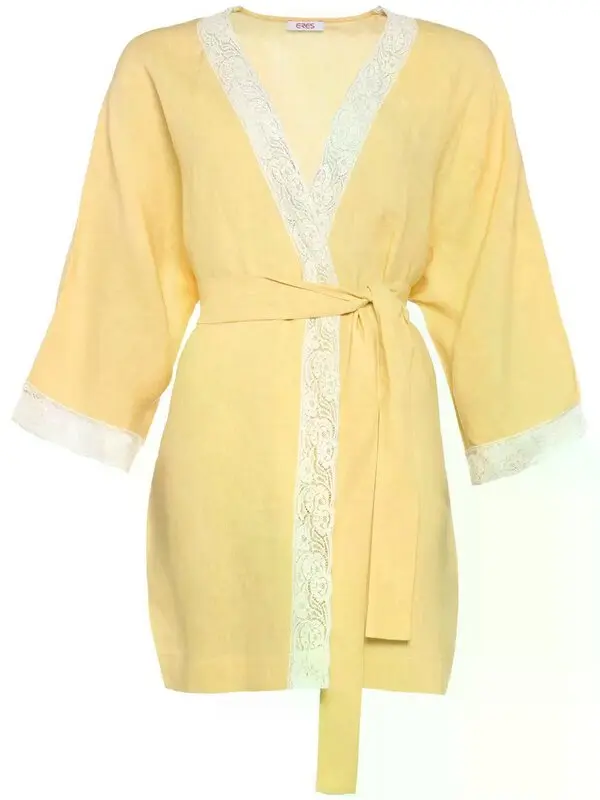 ERES Colline Linen Top - Yellow