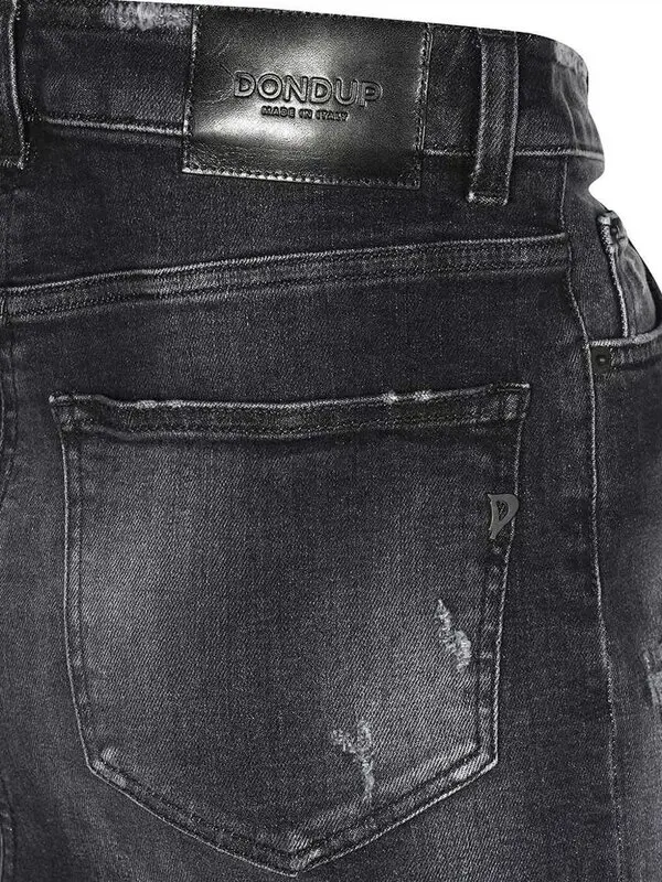 DONDUP Slit-detail Denim Skirt