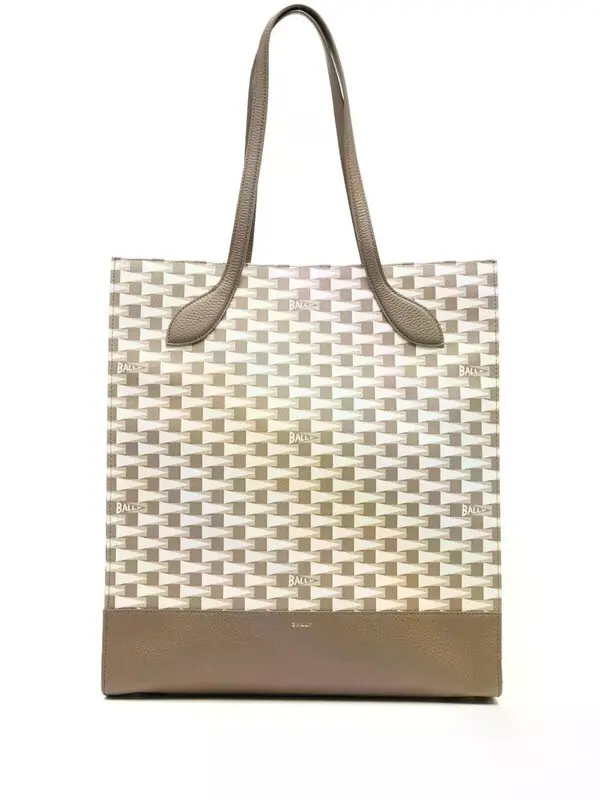 Bally Pennant Panelled Tote Bag