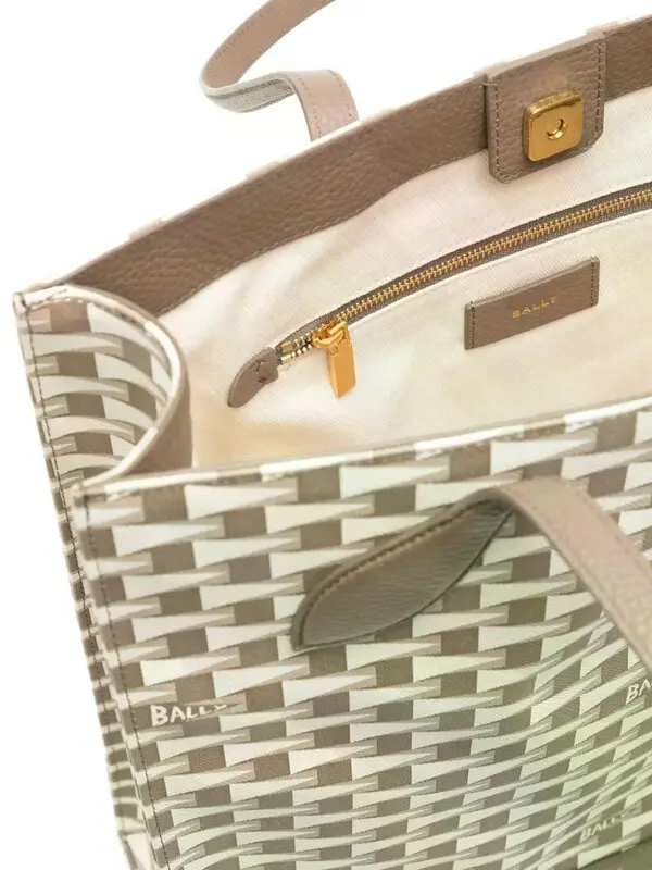 Bally Pennant Panelled Tote Bag