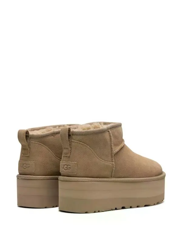 UGG Classic Ultra Mini Platform Boots - Neutrals