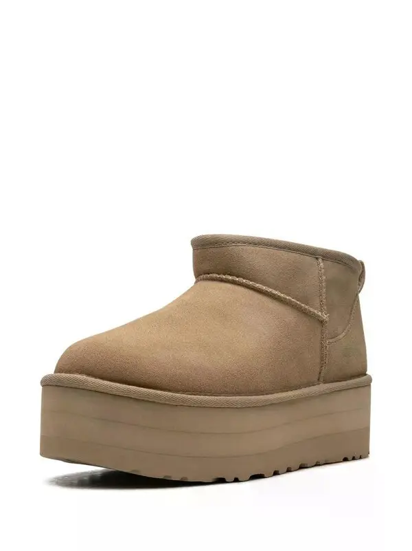 UGG Classic Ultra Mini Platform Boots - Neutrals