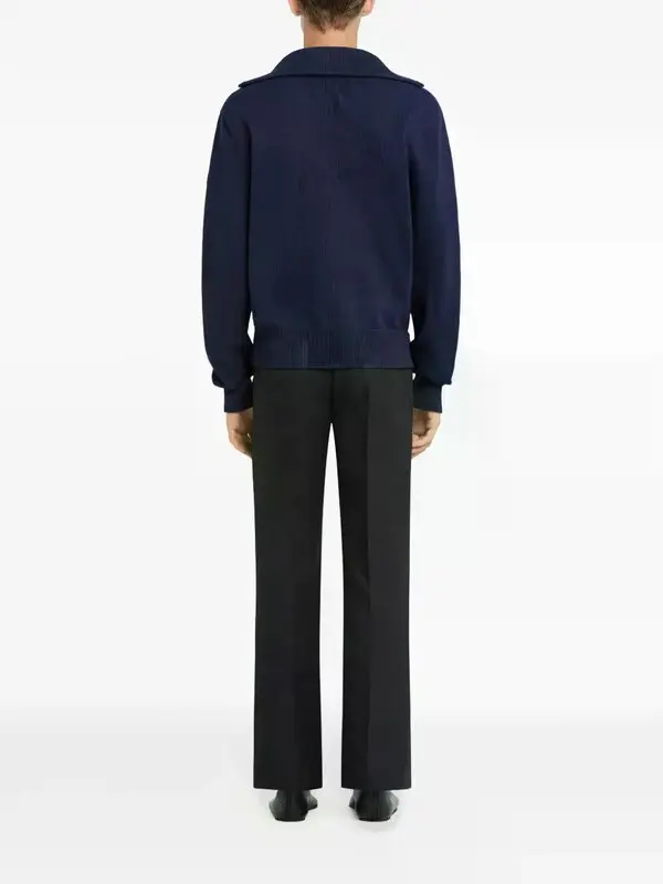 COURREGES Trucker Sweater - Blue