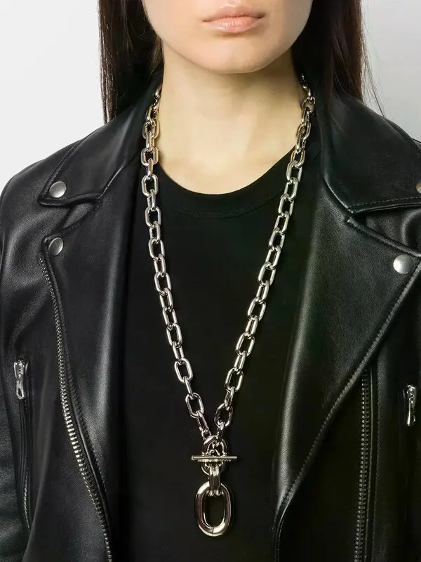 Rabanne Toggle Chain Pendant Necklace