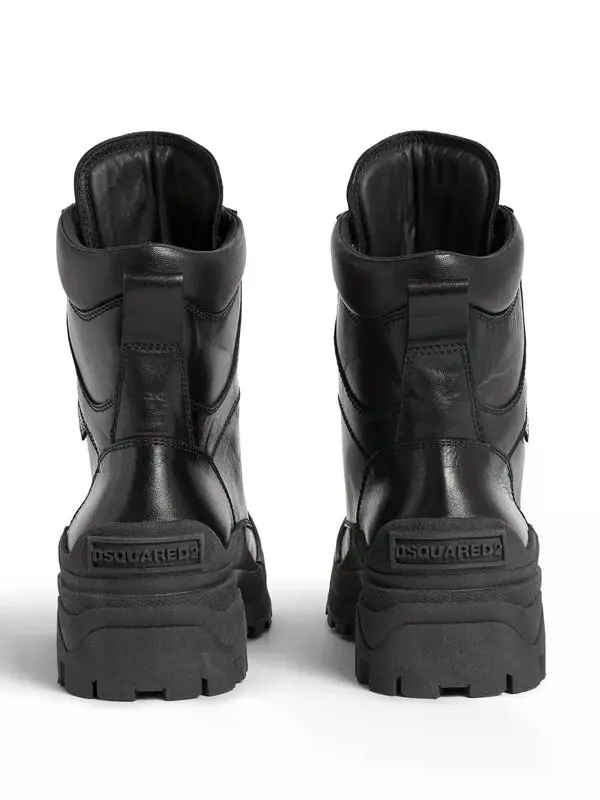Dsquared2 Panelled-design Leather Boots