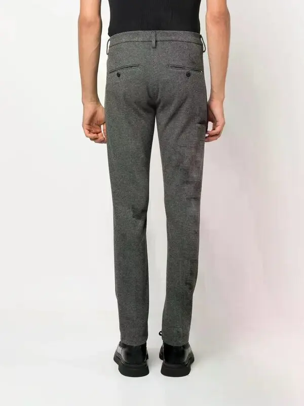 DONDUP Slim-fit Trousers - Black
