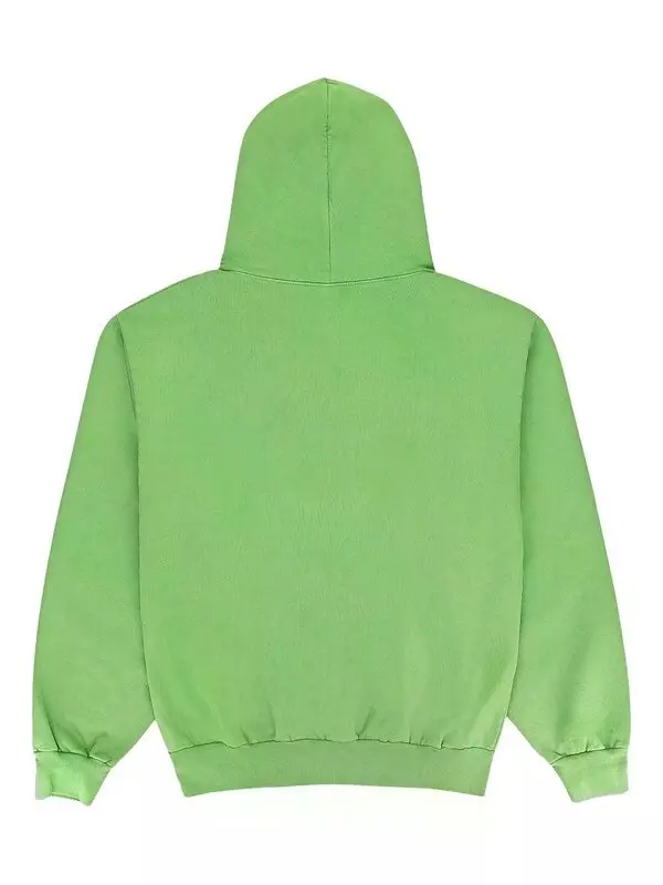 SP5DER Graphic Print Web Hoodie - Green