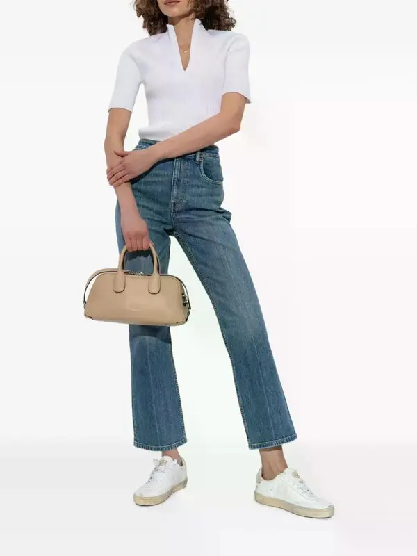 Tory Burch Indigo Stretch Cotton Mid-rise Slim Jeans