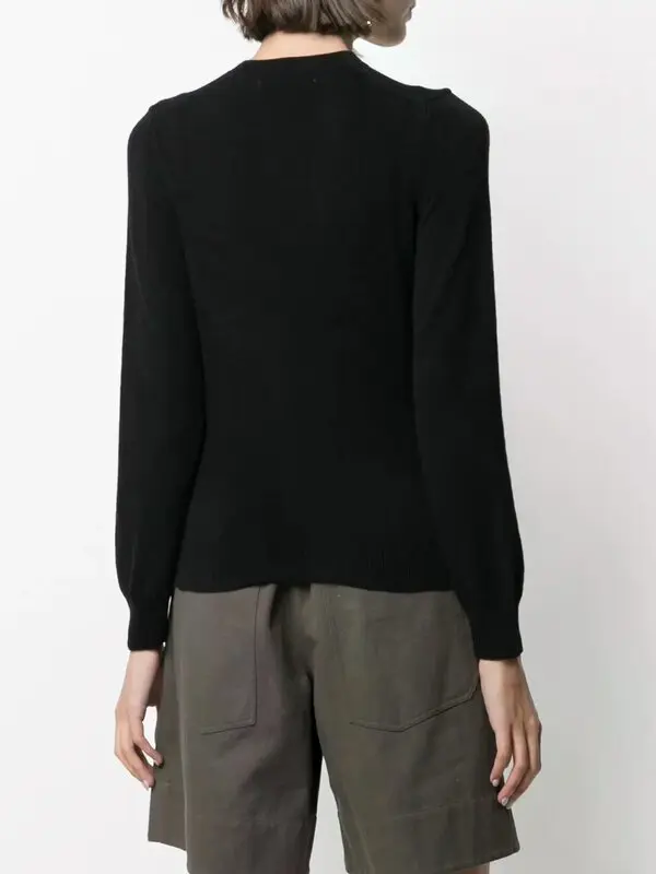 Play Comme Des Garcon Motif V-neck Jumper