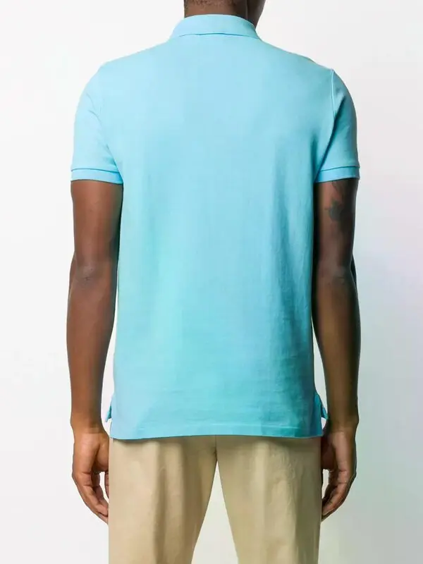 Polo Ralph Lauren Embroidered Logo Polo Shirt - Blue