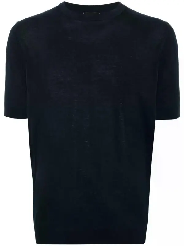 DELL'OGLIO Crew-neck Cotton T-shirt