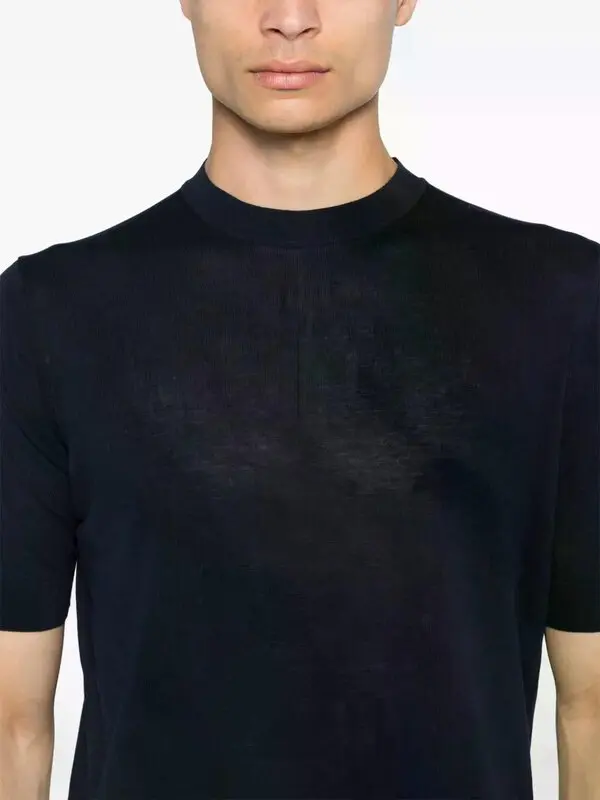 DELL'OGLIO Crew-neck Cotton T-shirt