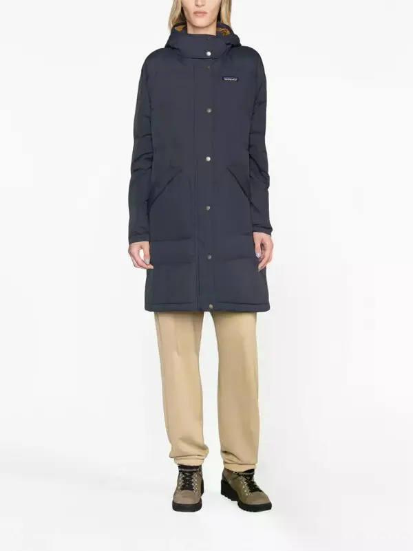 Patagonia Logo-patch Downdrift Parka Coat