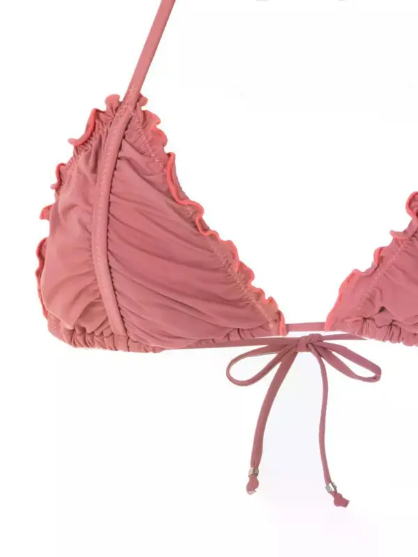 AMIR SLAMA Ripple Effect Bikini Set - Pink
