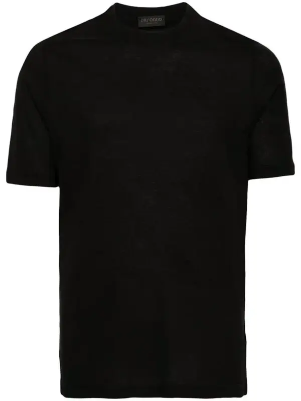 DELL'OGLIO Crew-neck Cotton T-shirt