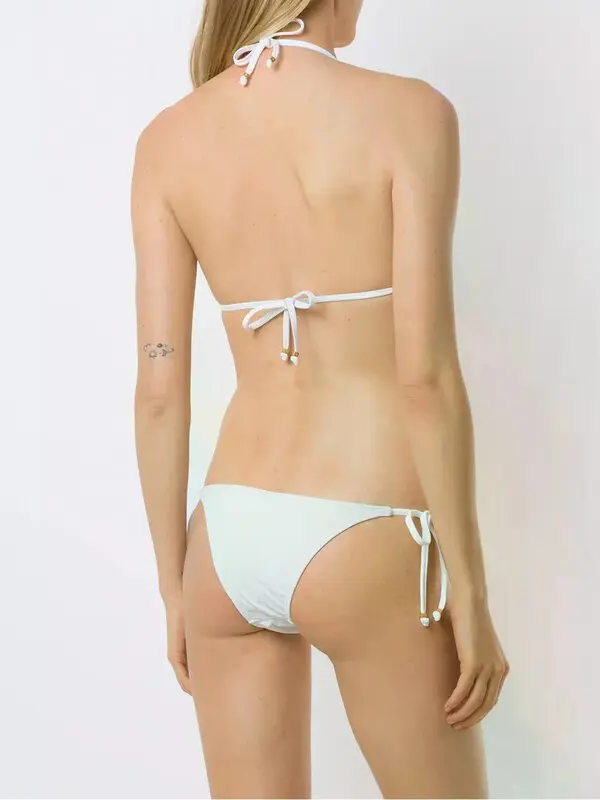 AMIR SLAMA Beaded Embroidery Bikini Set