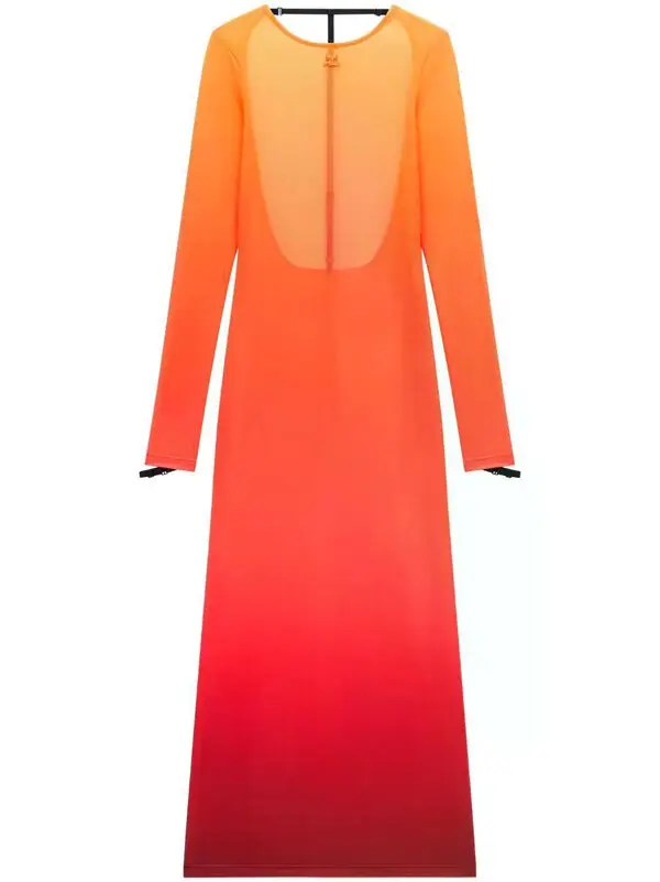 COURREGES Sunset Gradient-effect Dress