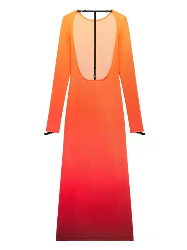 COURREGES Sunset Gradient-effect Dress