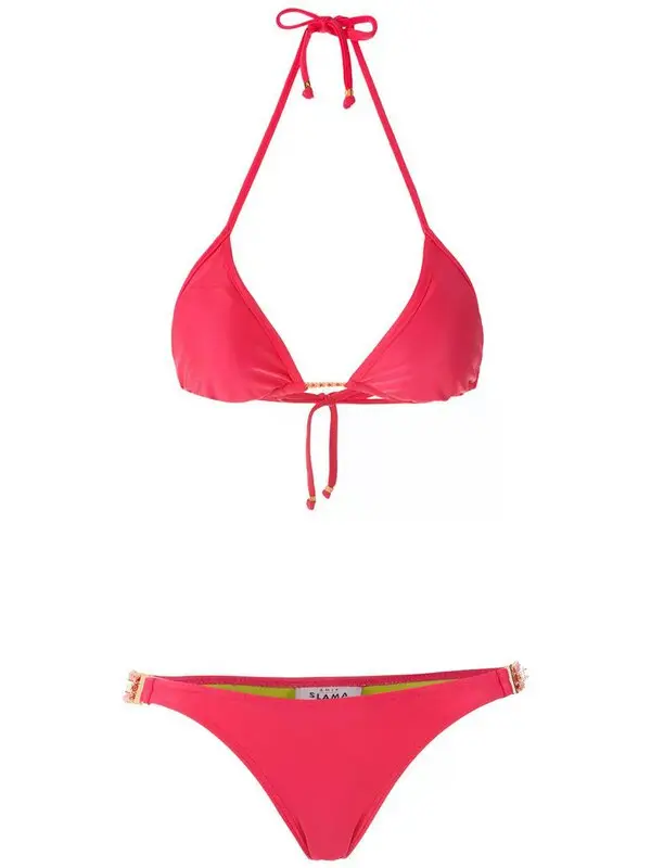AMIR SLAMA Senhor Do Biquíni Bikini Set - Pink