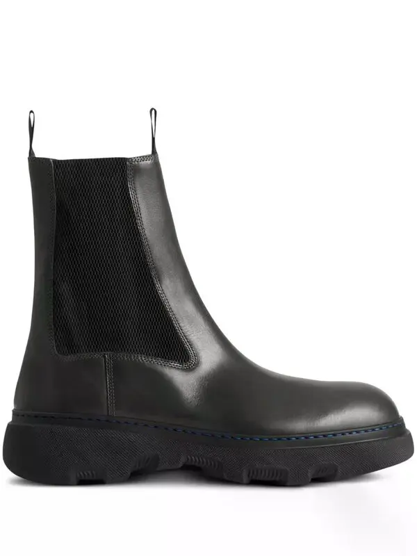 Burberry Leather Chelsea Boots
