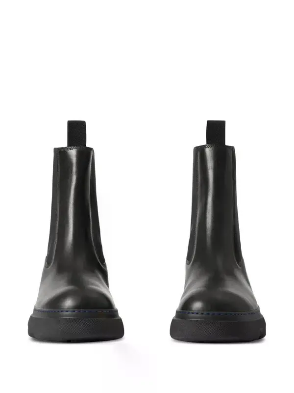 Burberry Leather Chelsea Boots