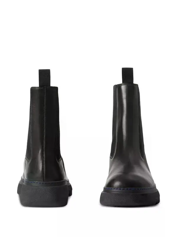 Burberry Leather Chelsea Boots