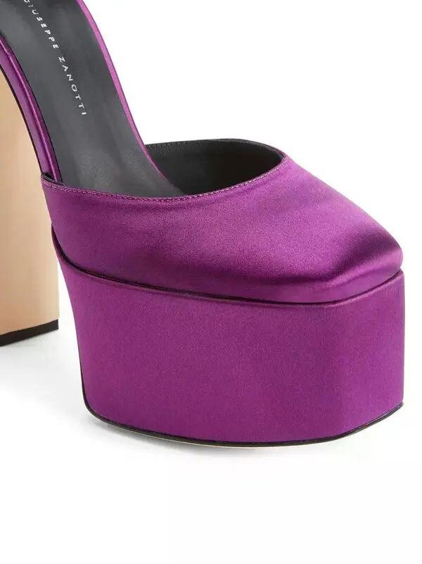 GIUSEPPE ZANOTTI 150mm Bebe Platform Pumps - Purple