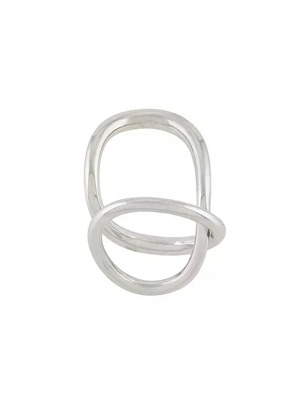 Charlotte Chesnais Ribbon Twist Ring - Silver