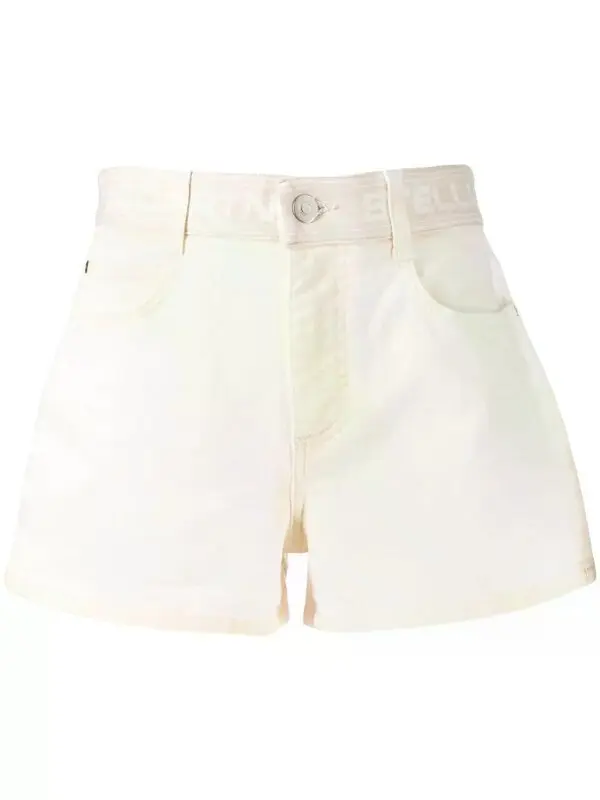 Stella McCartney Logo-waistband Mini Shorts