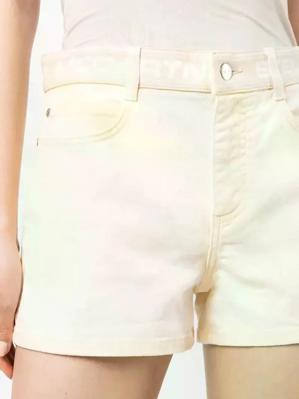 Stella McCartney Logo-waistband Mini Shorts