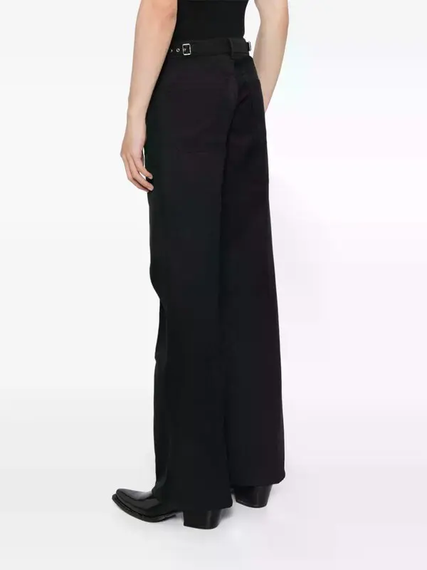 COURREGES Wide-leg Twill Trousers