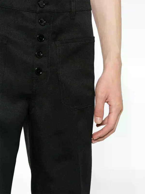 COURREGES Wide-leg Twill Trousers