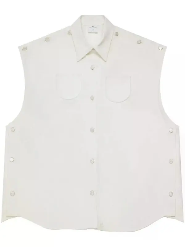 COURREGES Mega-styling Denim Shirt