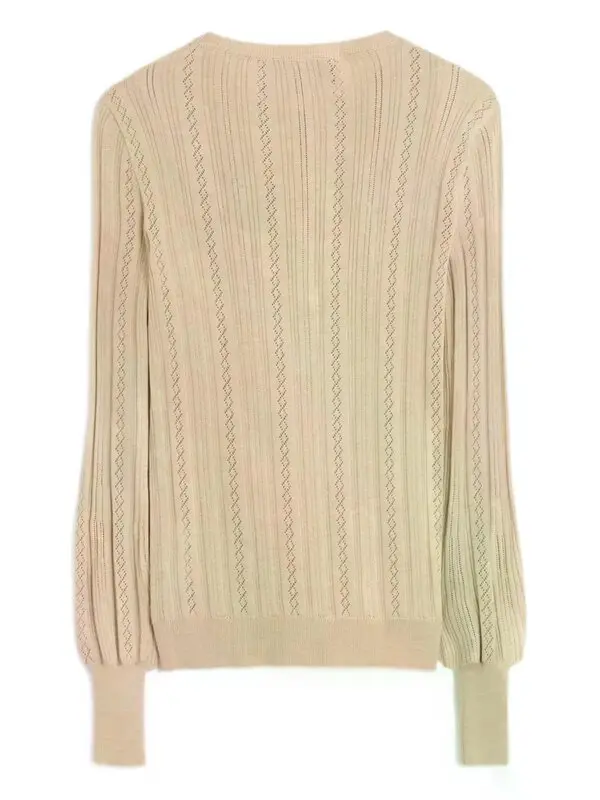Valentino Garavani Lattice-knit Pullover