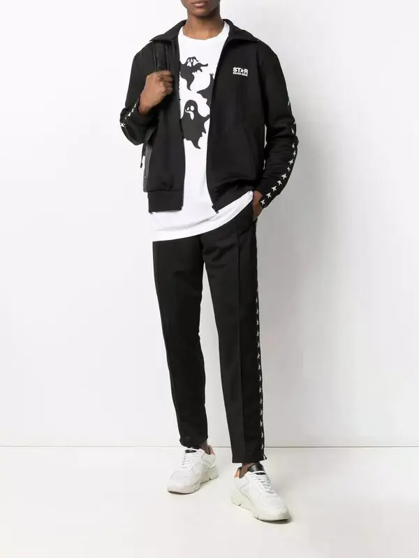 GOLDEN GOOSE Logo-print Zip-fastening Jacket