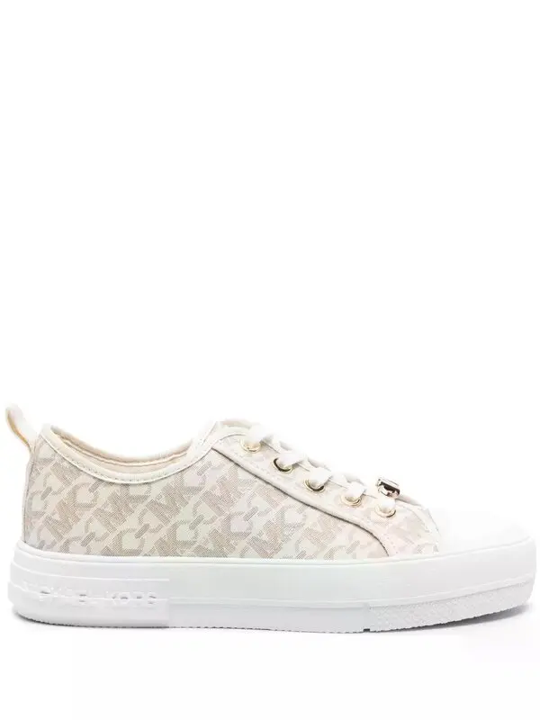 Michael Kors Monogram-print Round-toe Sneakers