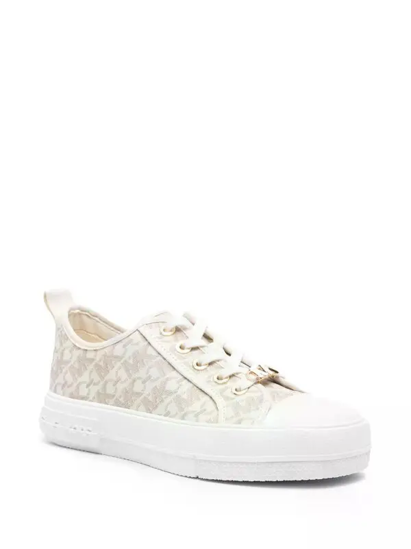 Michael Kors Monogram-print Round-toe Sneakers