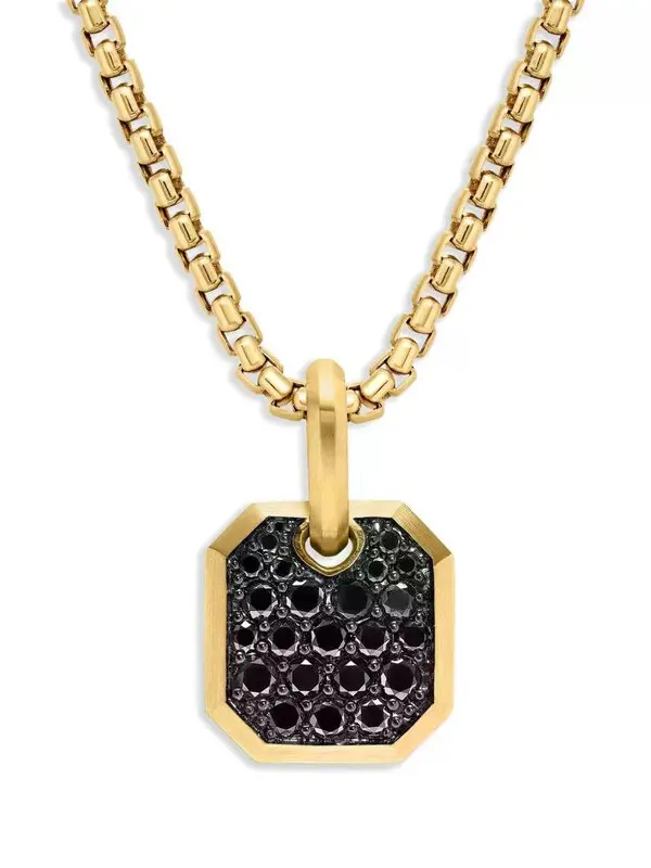 David Yurman 18kt Yellow Diamond Amulet - Gold