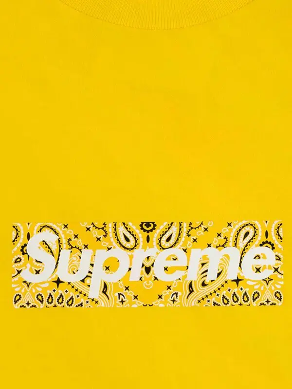 Supreme Bandana Box Logo Crew Neck T-shirt