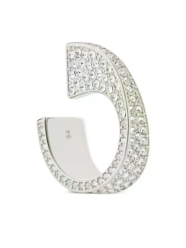 COURREGES Engraved Logo Ring - Silver