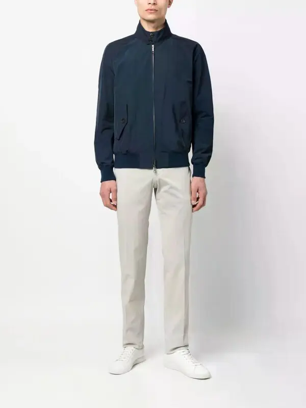 BARACUTA G9 Harrington Bomber Jacket - Blue