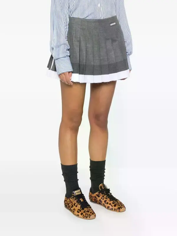 Miu Miu Knitted Mini Skirt