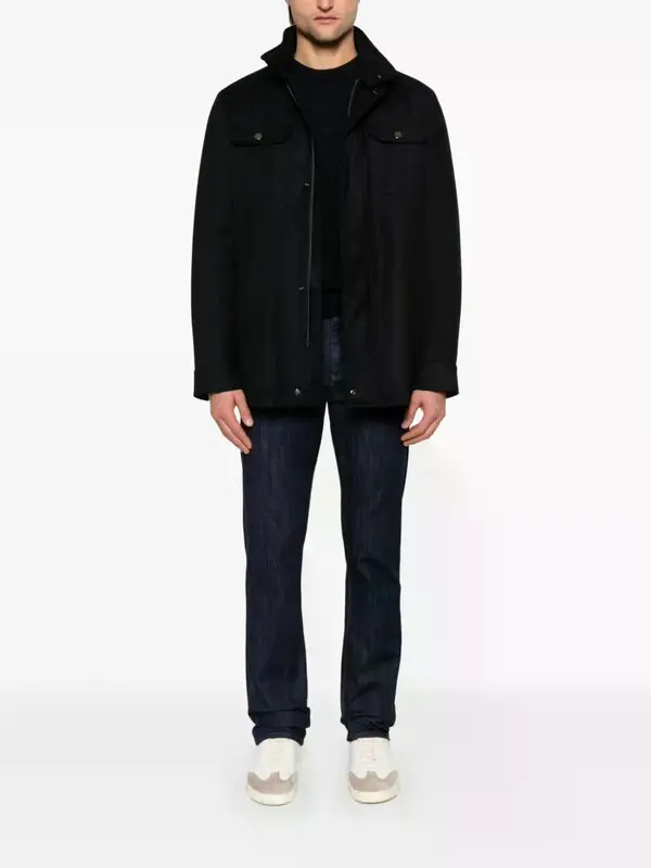 Canali Waffle-knit Merino Wool Sweater