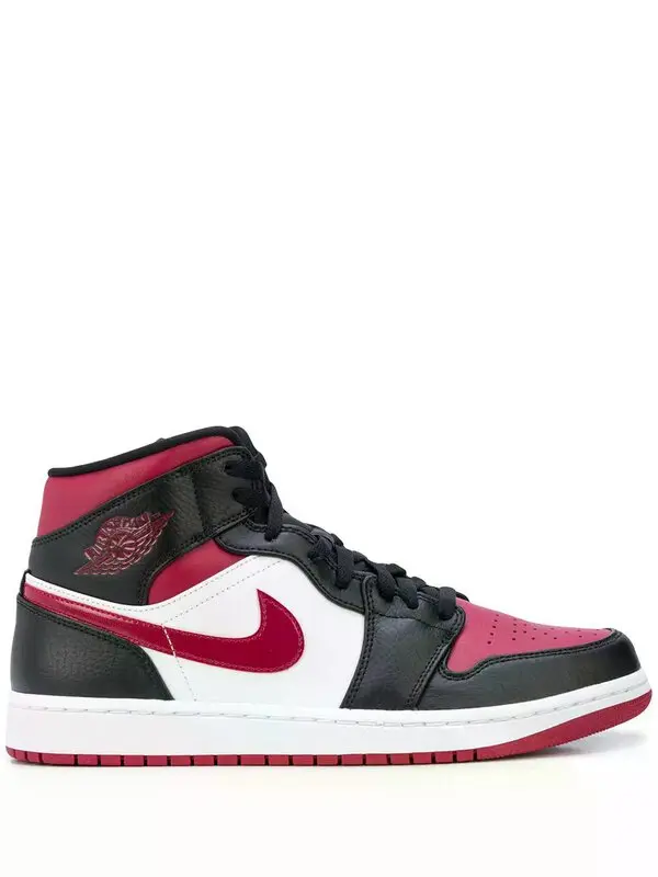 JORDAN Air 1 Mid B Toe Sneakers - Red