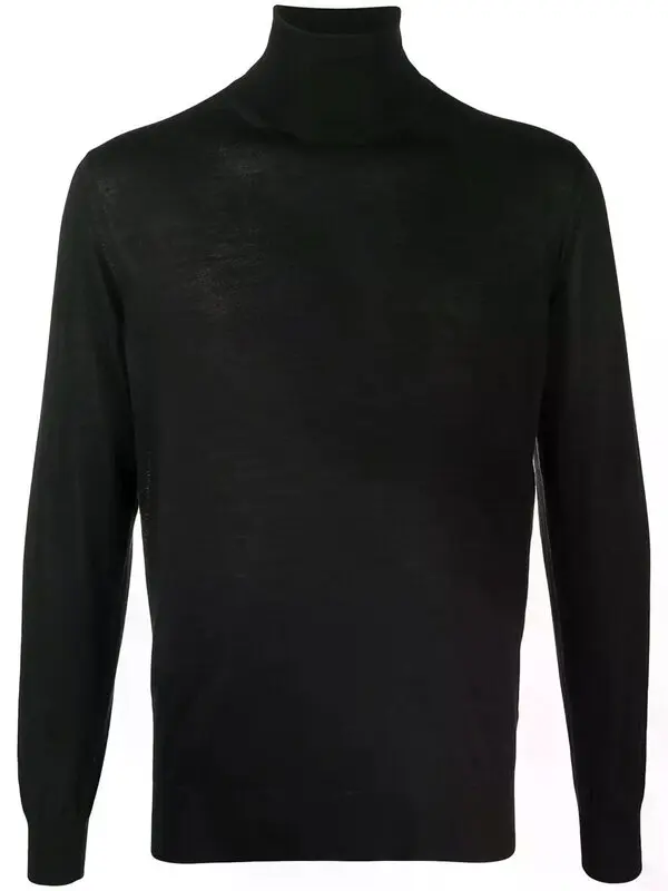 CRUCIANI Roll-neck Jumper - Black