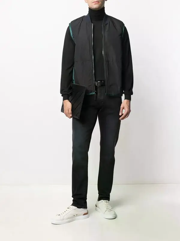 CRUCIANI Roll-neck Jumper - Black