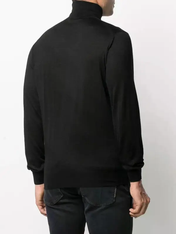 CRUCIANI Roll-neck Jumper - Black
